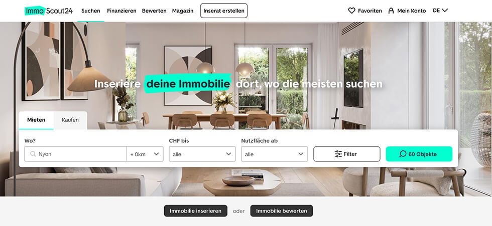 ImmoScout24 – Schnell & einfach zur neuen Wohnung [Suche]